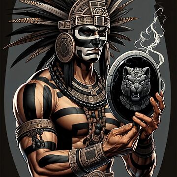 " Tezcatlipoca, the smoking mirror Aztec God of the Night" Sticker by ...