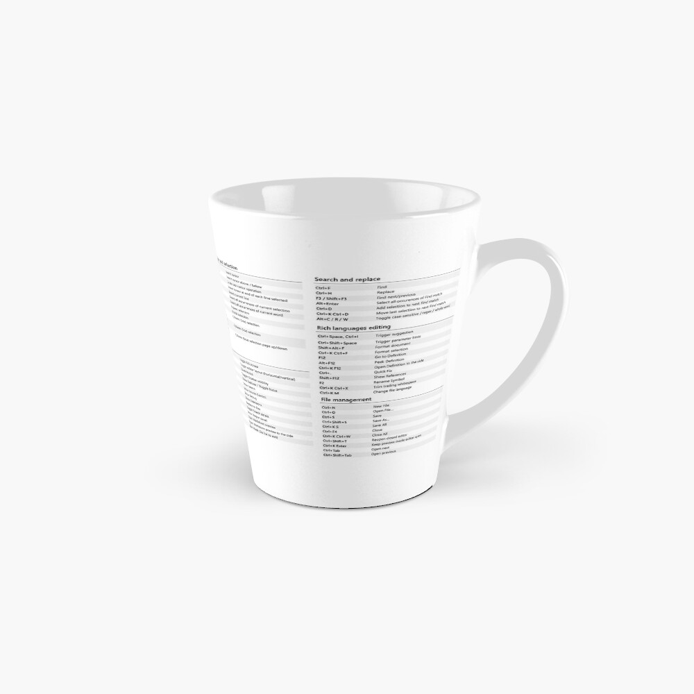 "vscode shortcuts cheat sheet programmer" Sticker for Sale by ...