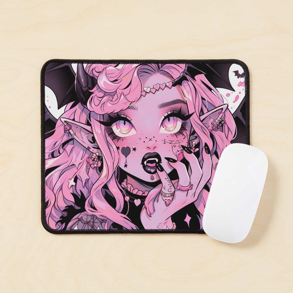 "Kawaii Pastel Goth Vampire Anime Girl" Sticker for Sale by bubblegoth ...