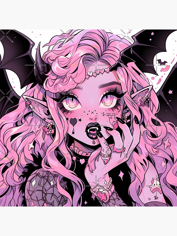 Pastel Goth Anime Hairstyles