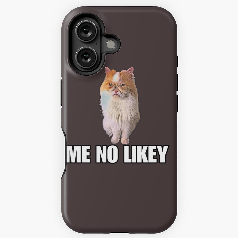 "Me No Likey Finicky Cat Meme" Sticker for Sale by CMooreWorx | Redbubble