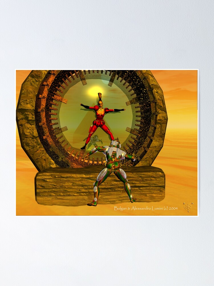 "ANDROID XENIA MEETS CYBORG TITAN HYPERION WORLD Sci-Fi" Poster for ...