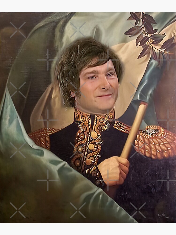 "Javier Milei the liberator San Martin" Sticker by urantiana | Redbubble