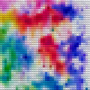 "Quantum Brick" Sticker for Sale by Yzakreativ | Redbubble