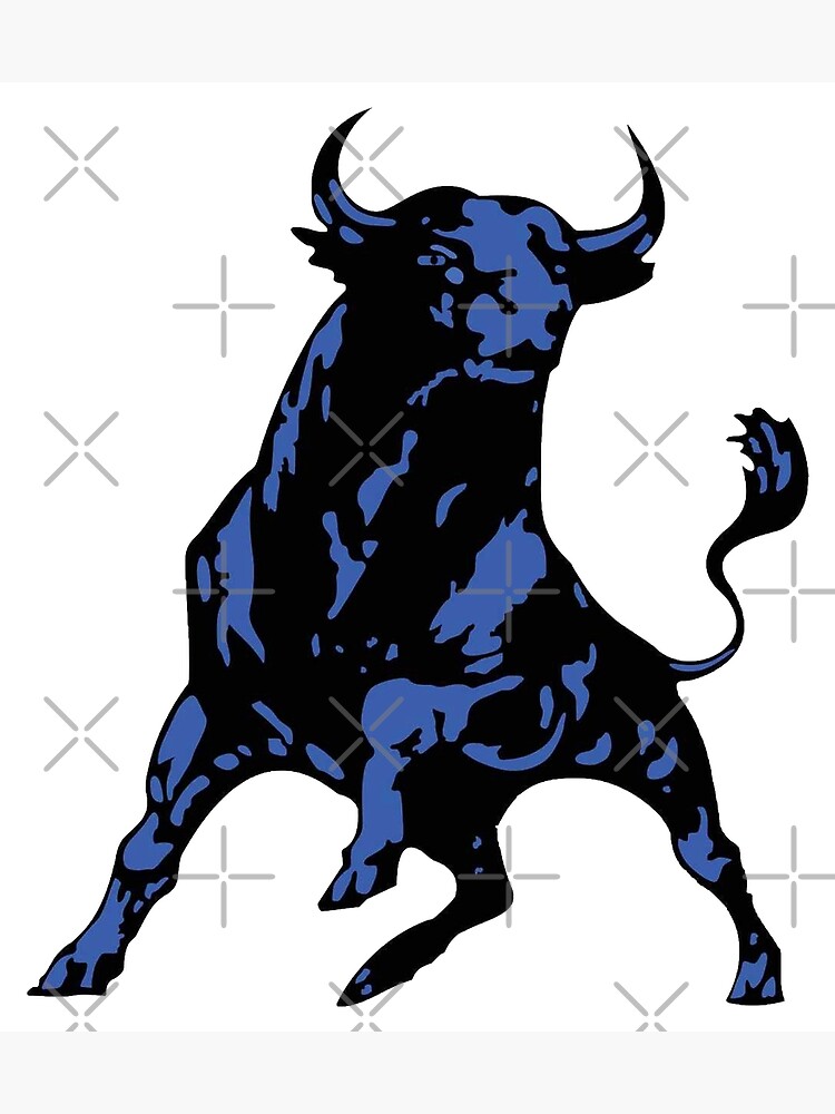 "Blue Bull" Art Print for Sale by Thelittlelord | Redbubble