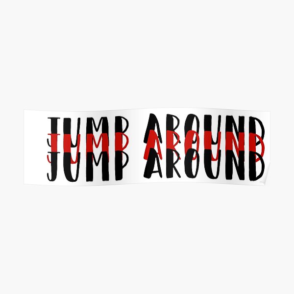 "University of Wisconsin- Jump Around" Poster by sflissler | Redbubble
