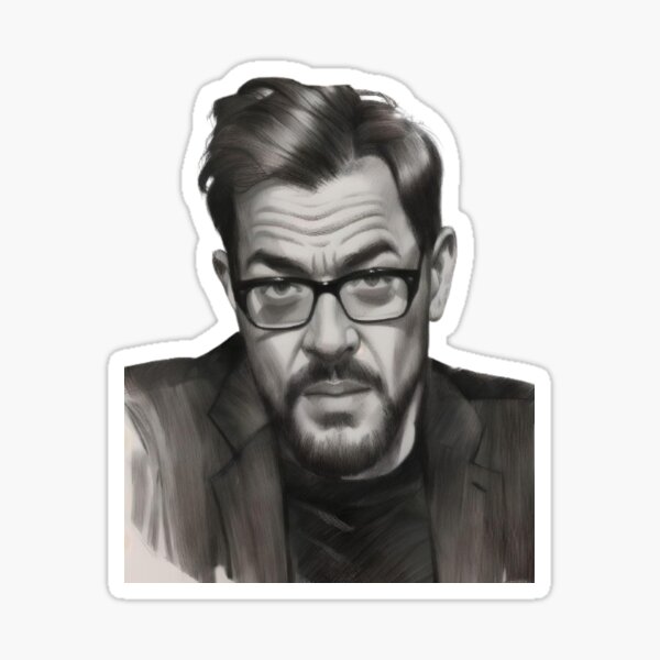 "Richard Osman" Sticker for Sale by DaveShopy | Redbubble