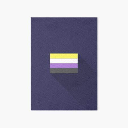 "Non-Binary" Art Board Print for Sale by FunFlags | Redbubble