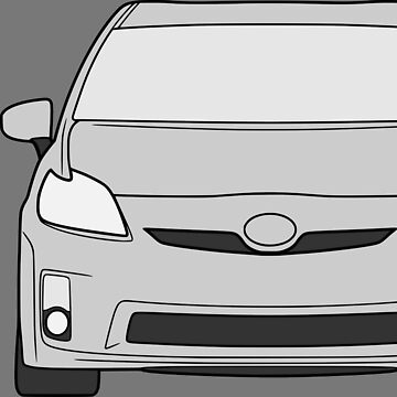 "Toyota Prius 2010-2015 silver" Sticker for Sale by EdimDesign | Redbubble