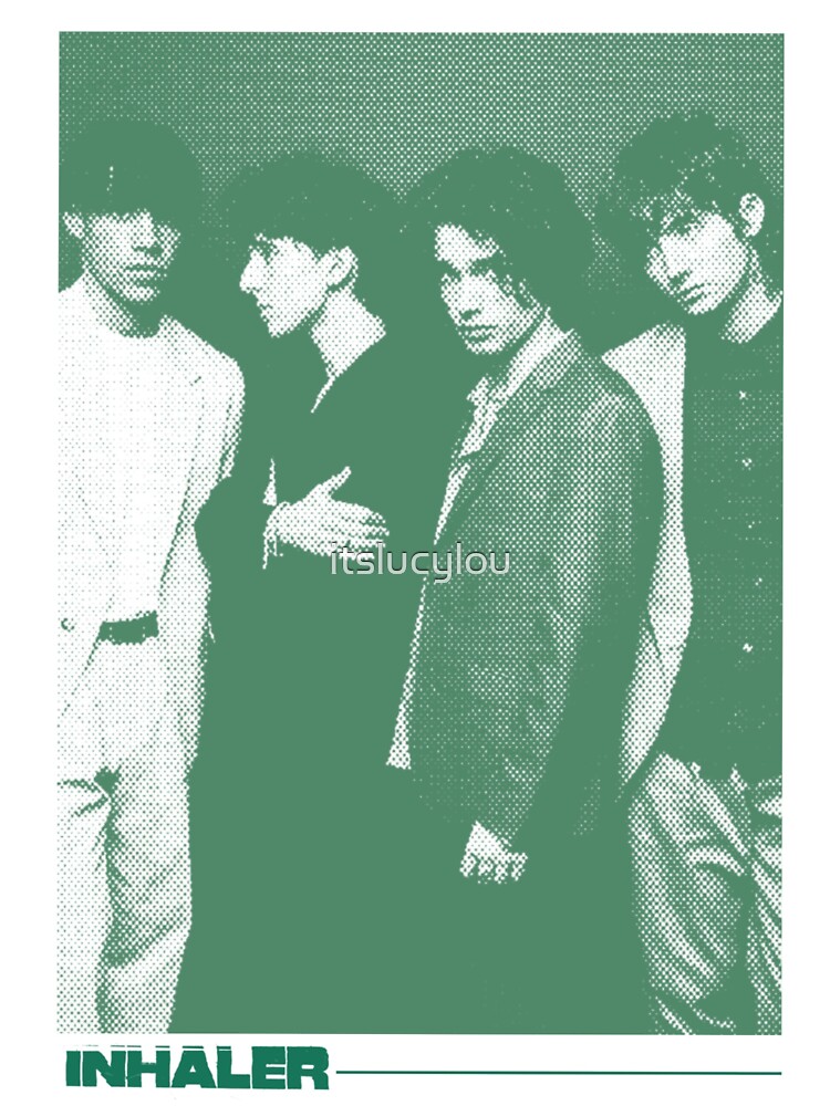 "Inhaler Dublin Band Poster" Sticker for Sale by itslucylou | Redbubble