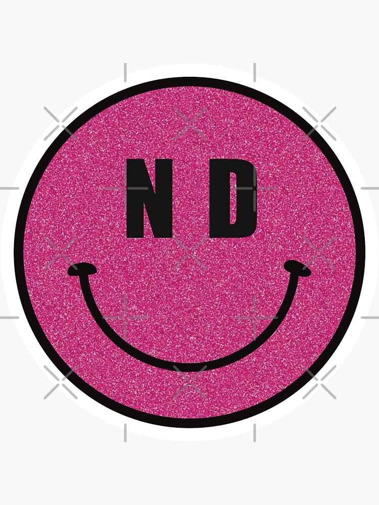"North Dakota Smiley Face" Sticker for Sale by Katherine Mandeville ...