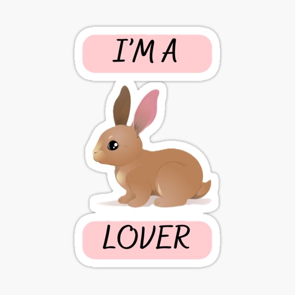 "Furry Love: Charming Design with Bunny and the Phrase I'm a Rabbits ...