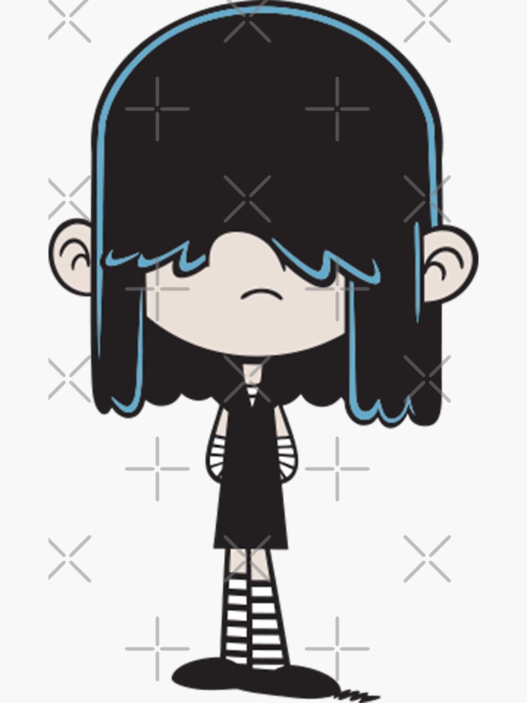 "Lucy Loud The Loud House" Sticker for Sale by Steven Mole | Redbubble