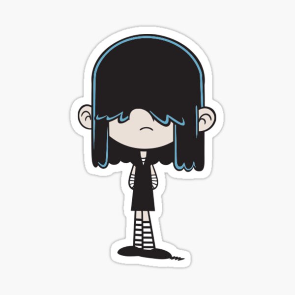 "Lucy Loud The Loud House" Sticker for Sale by Steven Mole | Redbubble