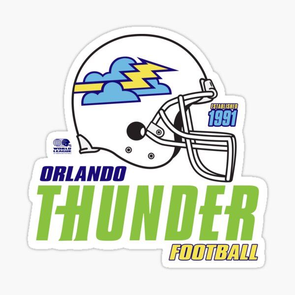 "Orlando Thunder Football" Sticker for Sale by TeeArcade84 | Redbubble