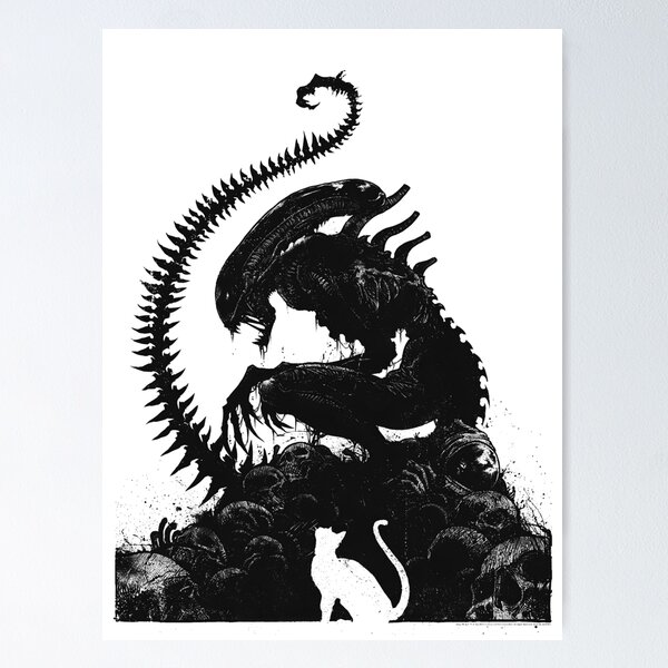 "Alien Jonesy the Cat" Poster for Sale by bilaaledits | Redbubble