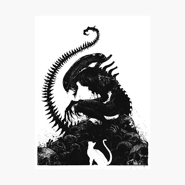 "Alien Jonesy the Cat" Photographic Print for Sale by bilaaledits ...