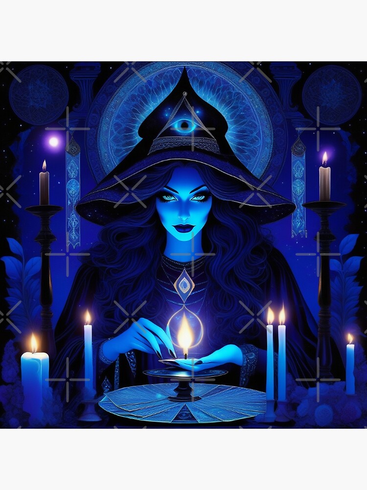 "Gothic Witch at Her Card Table " Art Board Print for Sale by ...