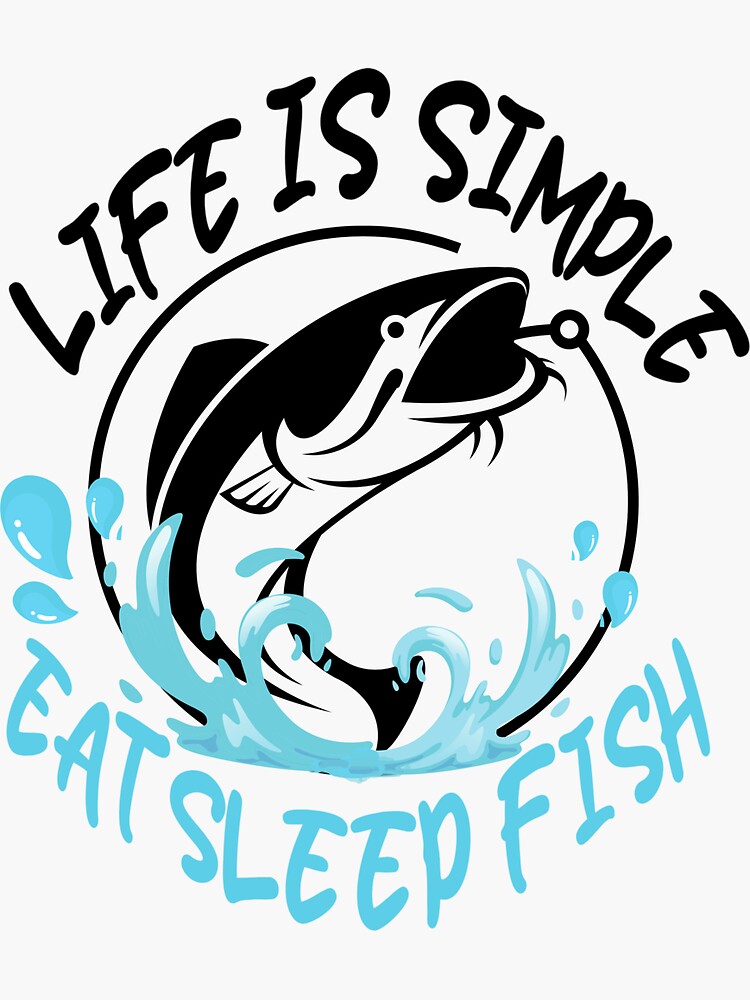 "Catfish Life" Sticker for Sale by CatfishCreation | Redbubble