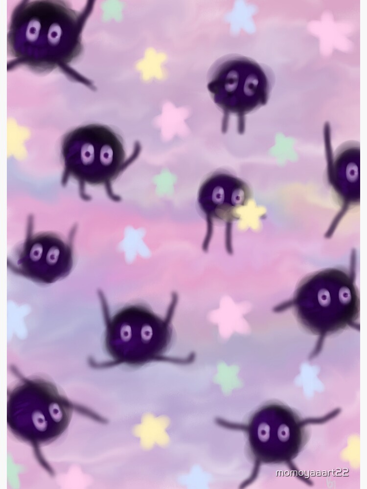 "Spirited Away Susuwatari" Art Board Print for Sale by momoyaaart22 ...