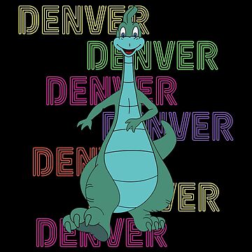 "Denver The Last Dinosaur Funny Tee" Sticker for Sale by quickkaart ...