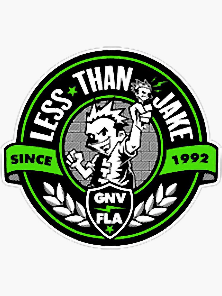 "Less Than Jake Classic" Sticker for Sale by 82DesignStudio | Redbubble