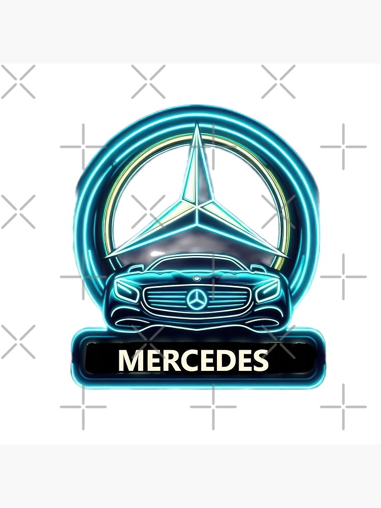 "Copy of Mercedes logo benz wallpaper" Poster for Sale by Expressions ...