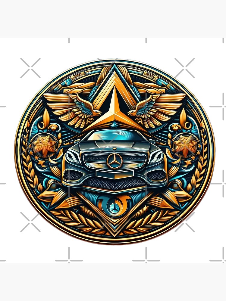 "Mercedes logo benz wallpaper" Poster for Sale by Expressions-Sel ...