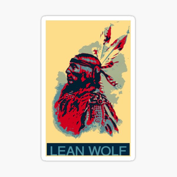 "Lean Wolf" Sticker for Sale by Yzakreativ | Redbubble