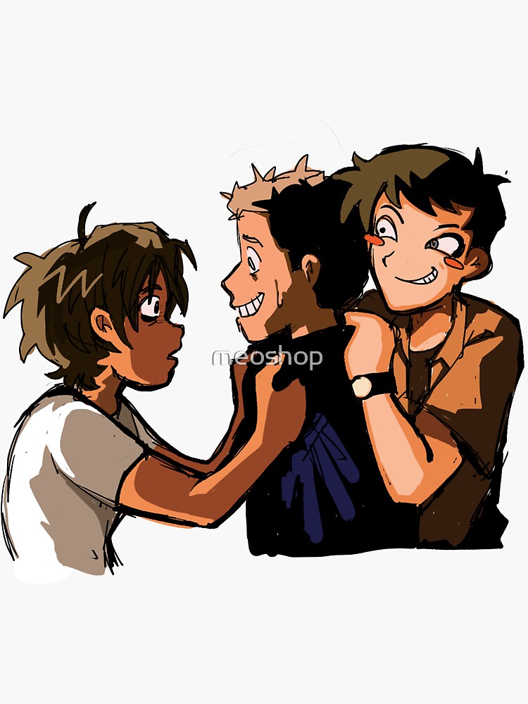 "scream 1996 billy stu and randy scene" Sticker for Sale by meoshop ...