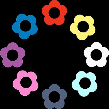 "Pikmin Flower Icons" Sticker for Sale by galaxydaydreams | Redbubble