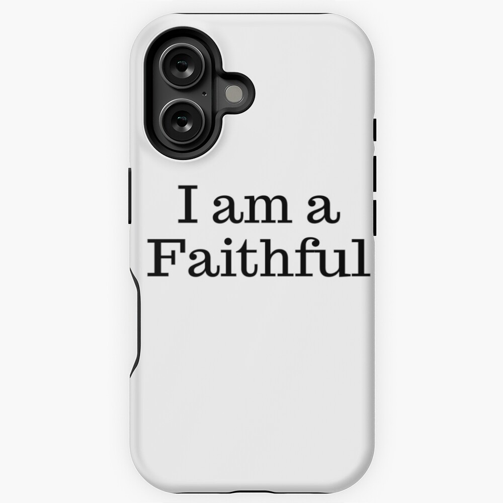 "I am a Faithful" Sticker for Sale by dreammeme | Redbubble