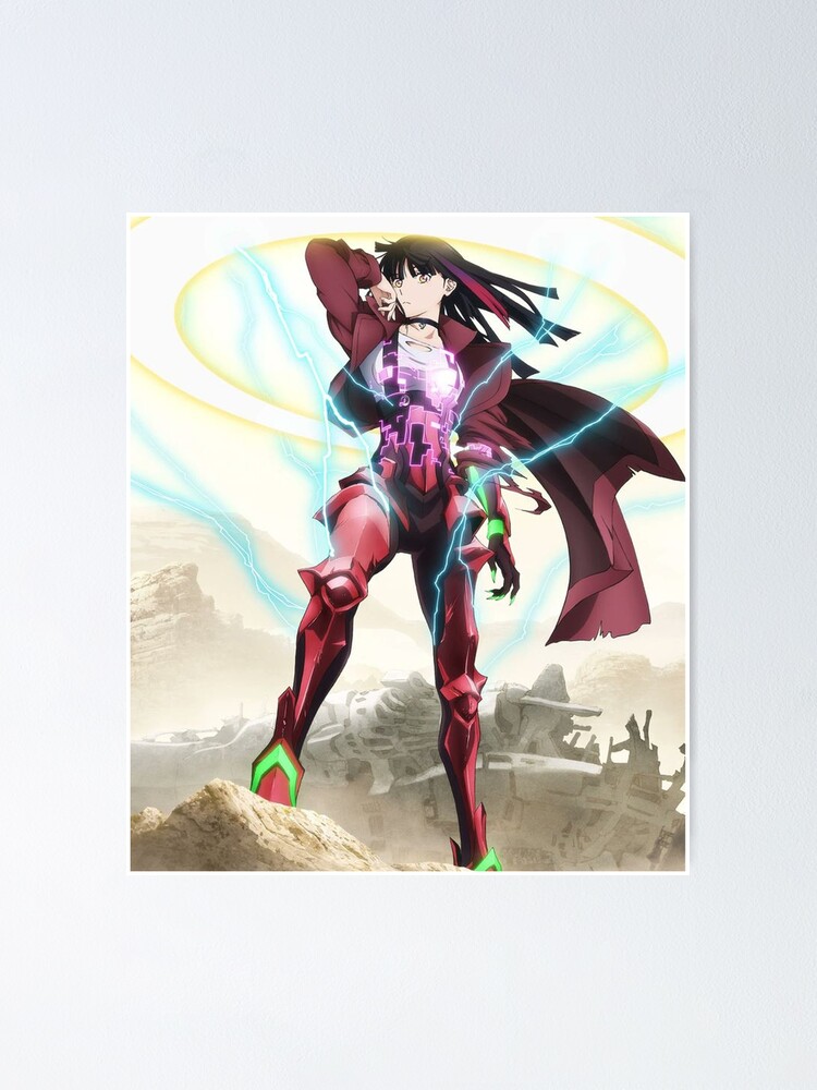 "Metallic Rouge Anime " Poster for Sale by walkpan | Redbubble