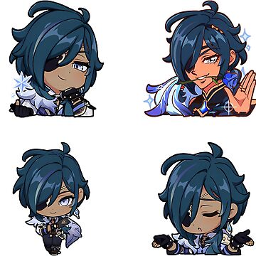 "Kaeya Pack | Genshin Impact" Sticker for Sale by Verthalies | Redbubble