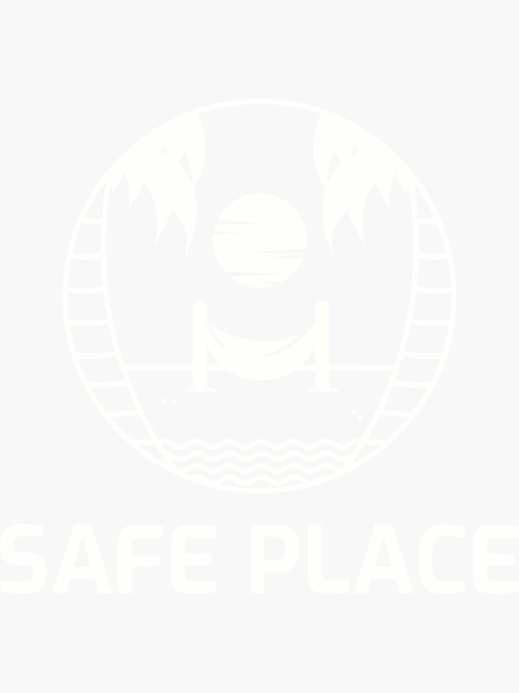 "Safe Place" Sticker for Sale by Darnell Dallas | Redbubble