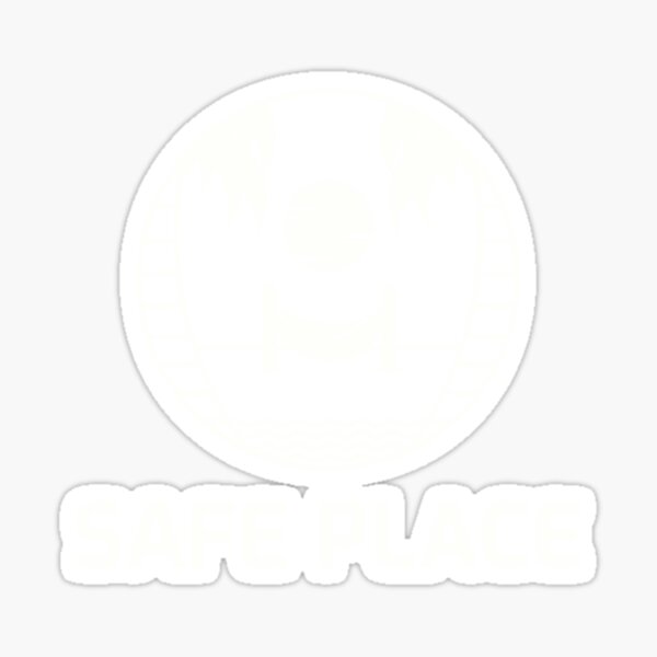 "Safe Place" Sticker for Sale by Darnell Dallas | Redbubble