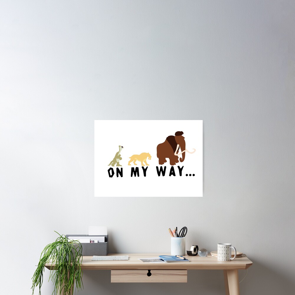 "Ice Age - On My Way" Poster by ac100ac | Redbubble