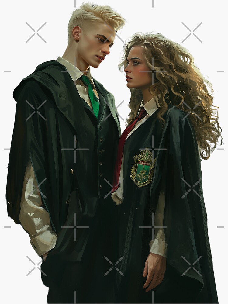 "Dramione Pair" Sticker for Sale by AntoVu | Redbubble