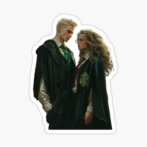 "Dramione Pair" Sticker for Sale by AntoVu | Redbubble