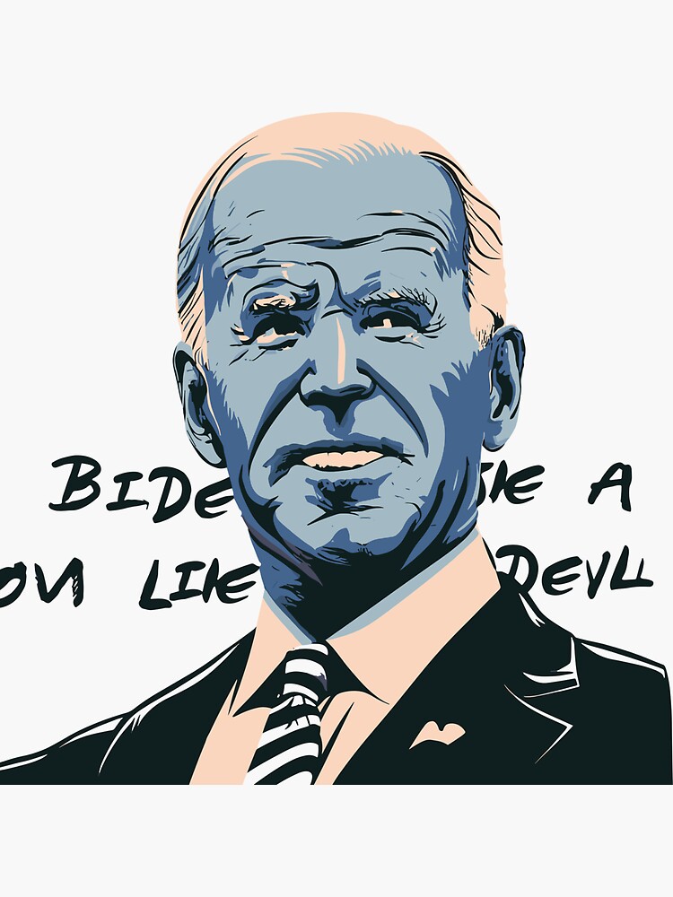 "dark brandon meme" Sticker for Sale by vecacadadesign | Redbubble