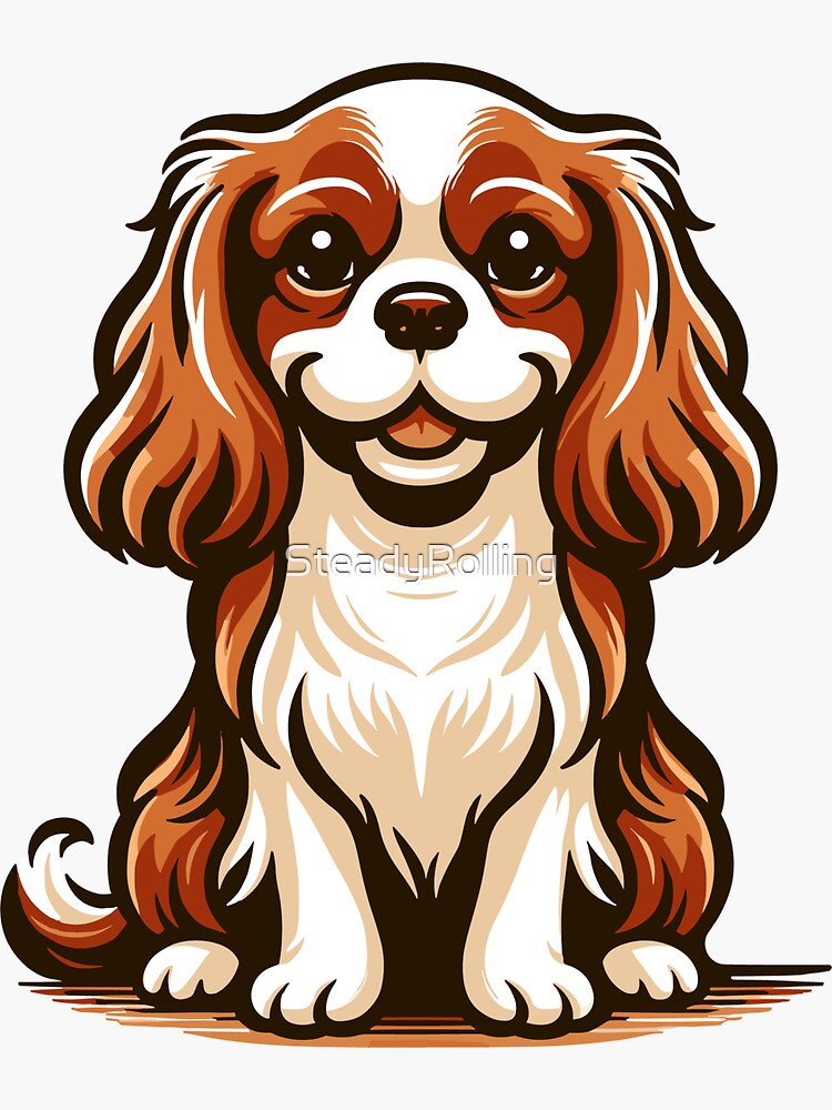 "Cavalier King Charles Spaniel the Blenheim (brown and white) color 2 ...