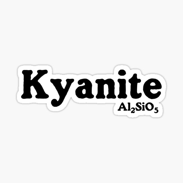 "Kyanite" Sticker for Sale by RockADoodles | Redbubble