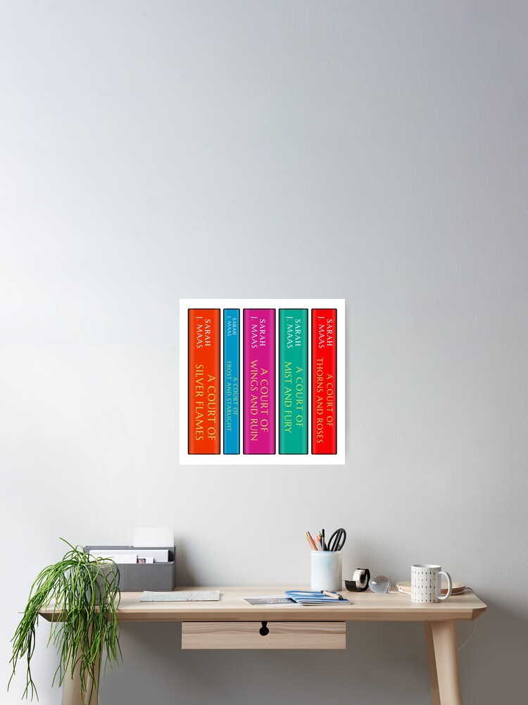 "ACOTAR Book Spines (v2)" Poster for Sale by MoBark-Designs | Redbubble