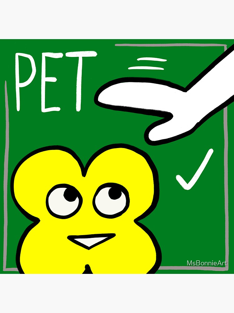" Pet X BFB" Sticker for Sale by MsBonnie | Redbubble