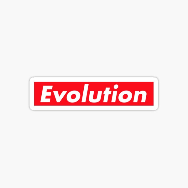 "Evolution" Sticker for Sale by MotorPrints | Redbubble