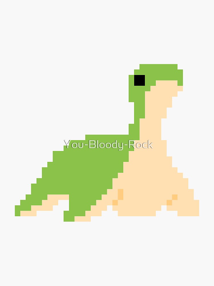 "Nessie pixel art apex ledgends" Sticker for Sale by You-Bloody-Rock ...
