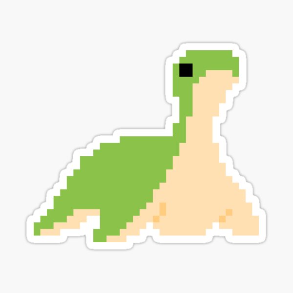 "Nessie pixel art apex ledgends" Sticker for Sale by You-Bloody-Rock ...