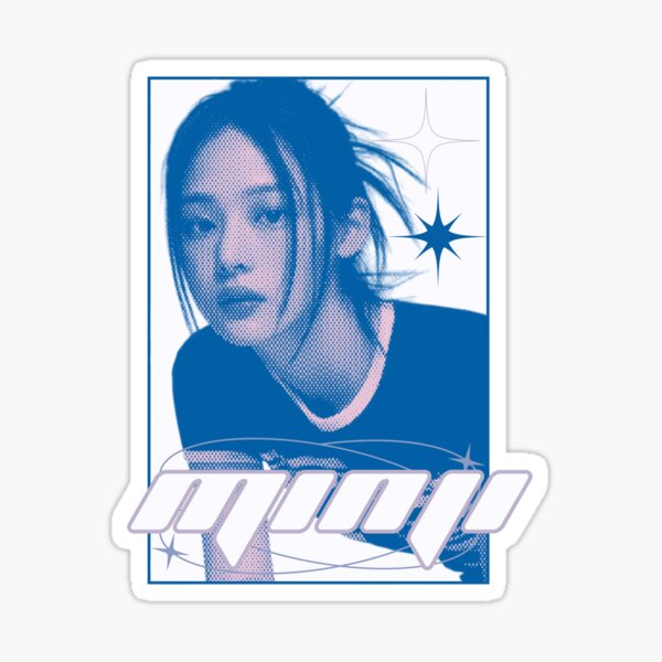 "Minji NewJeans Y2K" Sticker for Sale by sudachinohi | Redbubble