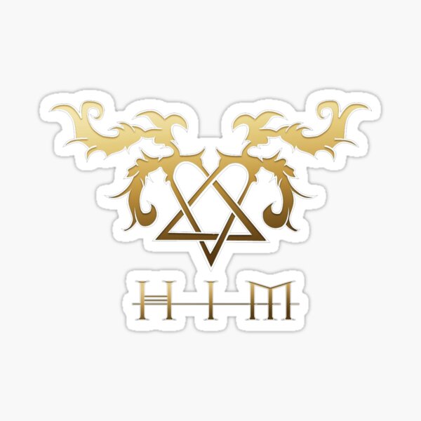 "Him Heartagram a Him Heartagram a Him Heartagram" Sticker for Sale by ...