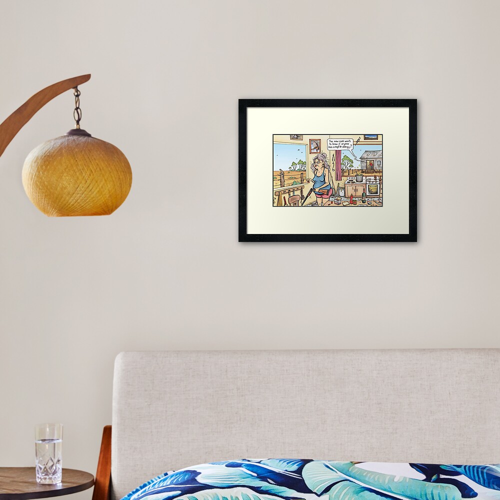 "The New Shearers Cook" Art Print for Sale by Jed Dunstan | Redbubble